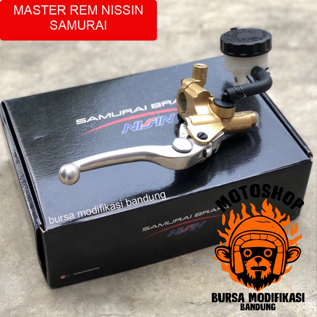 Jual MASTER REM NISSIN SAMURAI AXIAL GOLD not Radial Indonesia|Shopee Indonesia