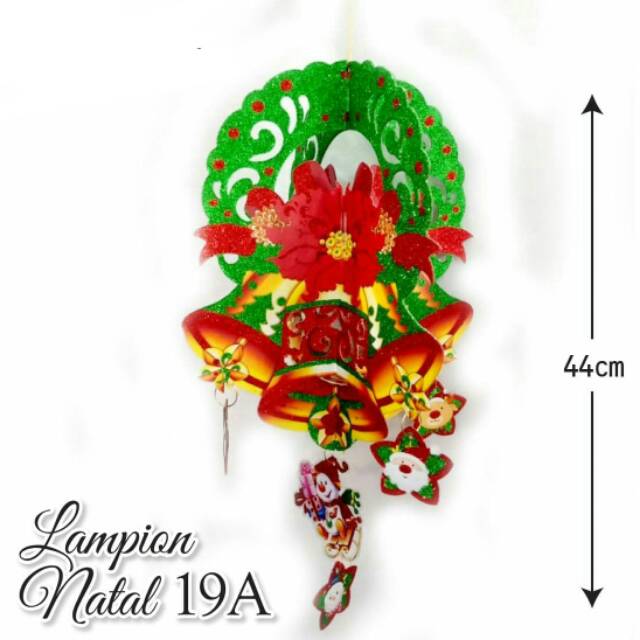 Jual Lampion Natal Gantugan Hias Ruangan Natal Macam macam Motif ...