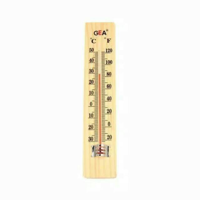 Jual Termometer Raksa Ruangan GEA Wooden | Shopee Indonesia