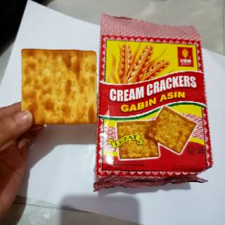Jual CREAM CRACKERS GABIN ASIN / Biskuit / Biscuit Malaysia / Roti ...