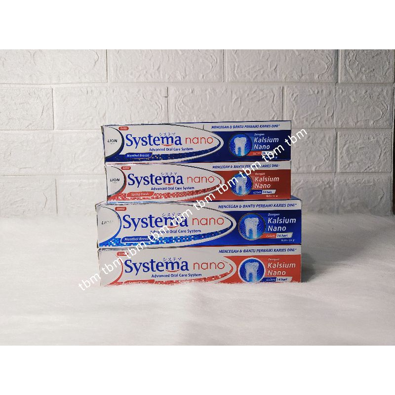 Jual Pasta Gigi Systema Nano isi 120 g / 190 gr | Shopee Indonesia