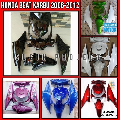 Jual ANEKA WARNA Full Body Bodi Halus Honda Beat Lama Karbu 2008 2009 ...