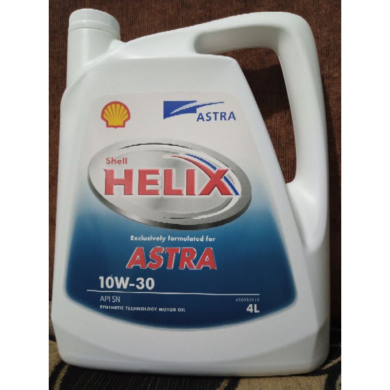 Jual Oli Mobil oli Shell Helix Astra 10W-30 API SN | Shopee Indonesia