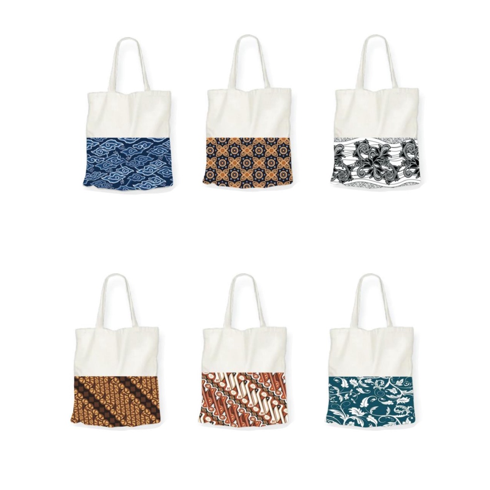 Jual Batik Tote Bag Kanvas Tas Tote Bag Premium Original TotebBag ...