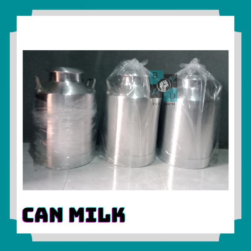 Jual MILK CAN , KEN SUSU, WADAH SUSU KEN SUSU 40LT 2MM BAHAN ALUMUNIUM ...
