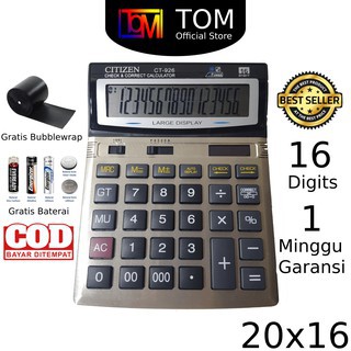 Jual Kalkulator Citizen CT 926 16 Digit - Kalkulator Dagang Warung Besar | Shopee Indonesia