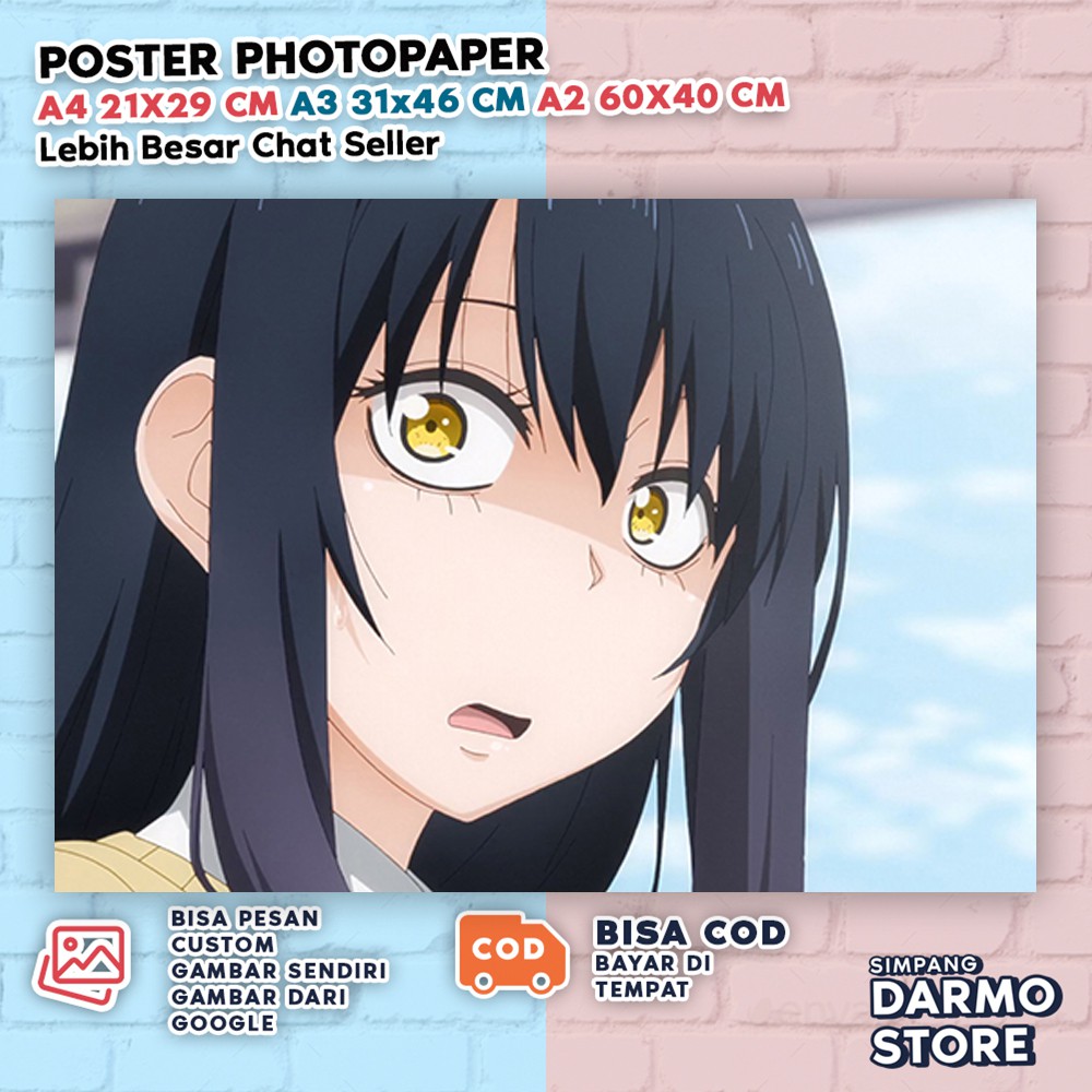 Jual Poster Mieruko Chan Anime Wibu Miko Yotsuya Hana Yurikawa Yuria ...