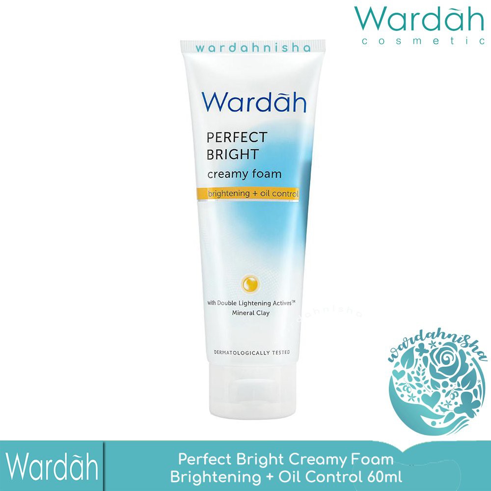 Jual ORIGINAL WARDAH PERFECT BRIGHT CREAMY FOAM BRIGHTENING + OIL ...