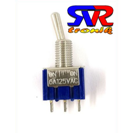 Jual Saklar on-off 3 kaki SPDT 6A 125V AC / 3A 250V AC / 3A Switch 3Pin 13 * 8mm Indonesia ...