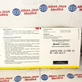 Jual Intunal Forte Isi 10 Tablet - Obat Batuk Pilek | Shopee Indonesia