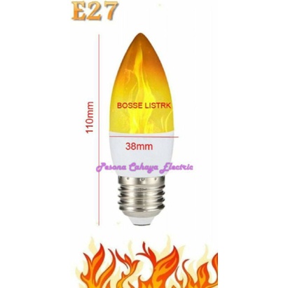 Jual LAMPU LED API E27 / LAMPU OBOR | Shopee Indonesia