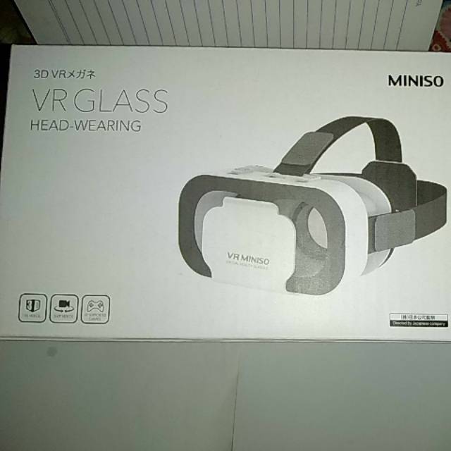 Jual VR GLASS HEAD-WEARING 3D G05A (MINISO) Indonesia|Shopee Indonesia