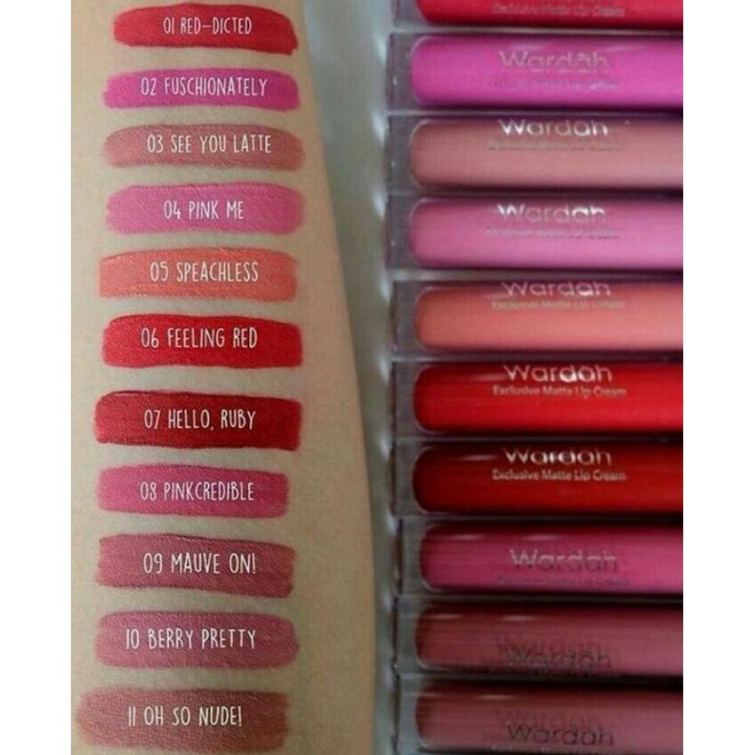 Jual Premium Wardah Exclusive Matte Lip Cream Original | Shopee Indonesia
