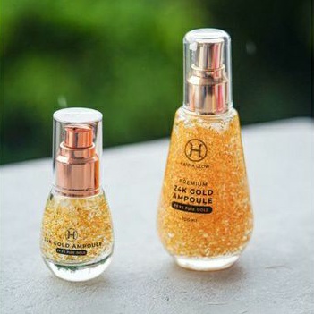 Jual Hanna Glow Ampoule 100ml / Hanna Glow Premium 24K Gold Ampoule 25ml | Shopee Indonesia