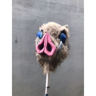 Jual topeng babi inosuke hashibira kimetsu no yaiba cosplay | Shopee ...