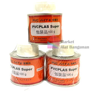 Jual Lem FOX PVCPLAS Kaleng 100 gram / Lem FOX Pipa PVC / LEM PVC PLAS ...