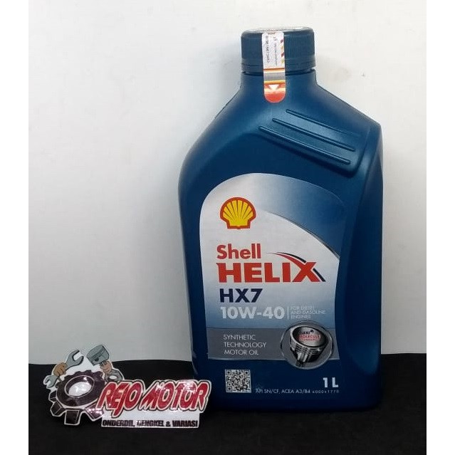Jual Oli Shell Helix HX7 SAE 10-40W 1 Liter Original Shell Buat Touring ...