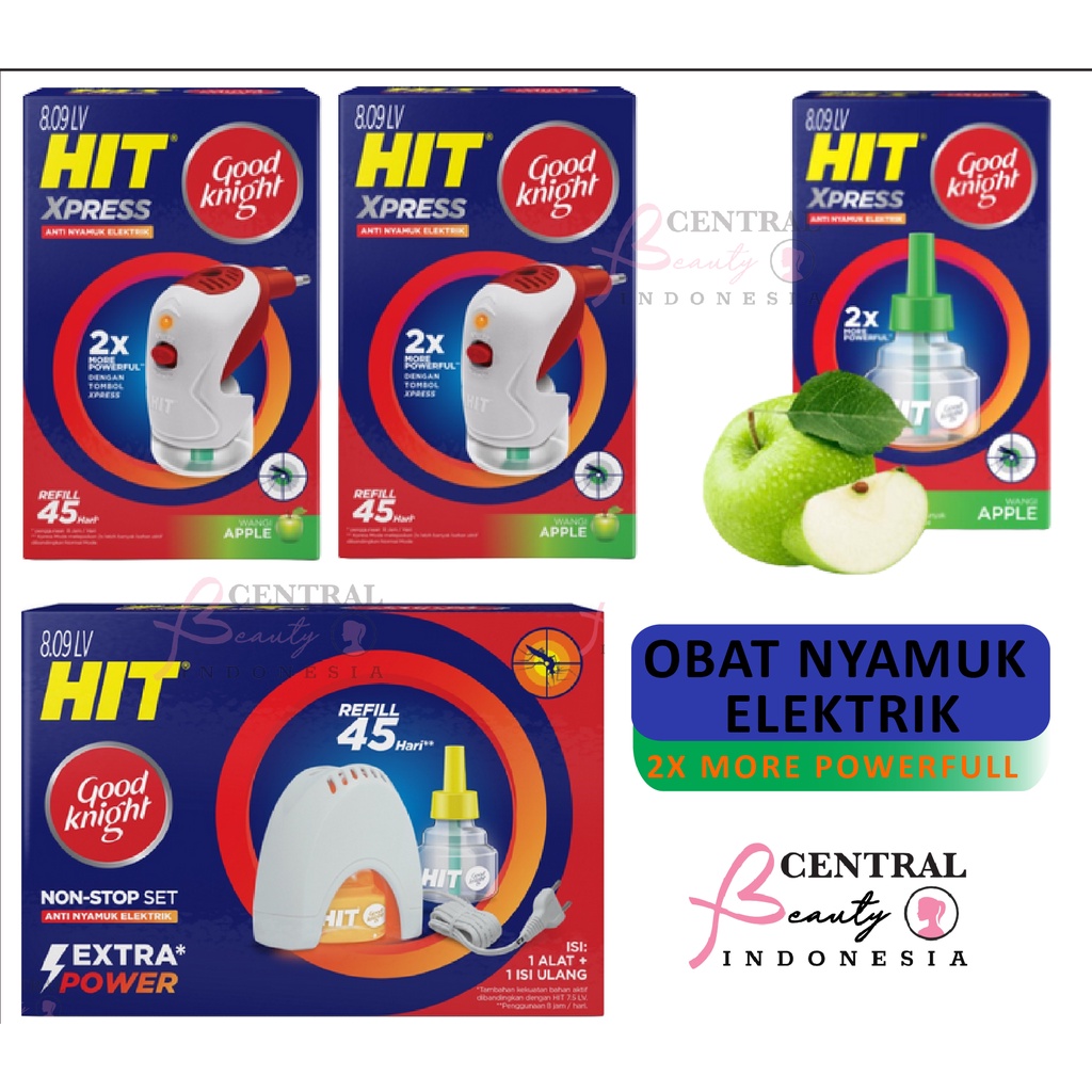 Jual Hit Good Knight Non Stop Set, Xpress Refill Apple, Xpress Set ...
