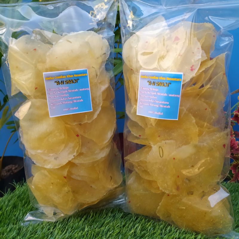 Jual Emping Samiek / Emping Opak Singkong Bumbu | Shopee Indonesia