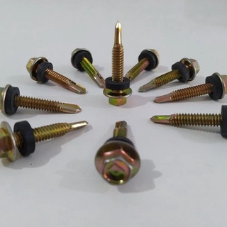 Jual SEKRUP ROOFING M5 KUNING BAUT BAJA RINGAN BAUD KANAL LAPIS KARET ...