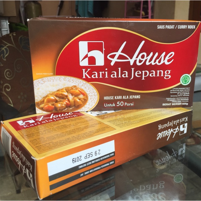 House Kari Ala Jepang 935gram HALAL MUI Bumbu curry ala jepang | Shopee ...