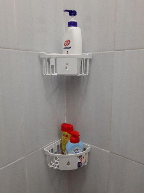 Rak Sudut Serbaguna Rak Sabun Tempel Rak Tempel Dinding Segitiga ...