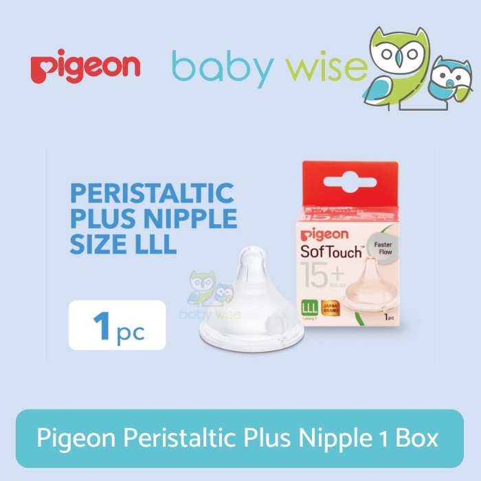 Jual Pigeon Peristaltic Plus Nipple 1 Box - Dot Bayi | Shopee Indonesia