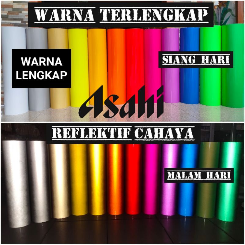 Jual (COD) ASAHI SCOTLITE REFLECTIVE/PER METER/SHEETING STICKER ...