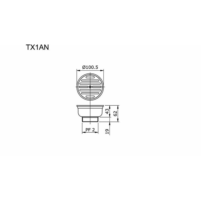Floor Drain Toto Tx1an - Home Alqu