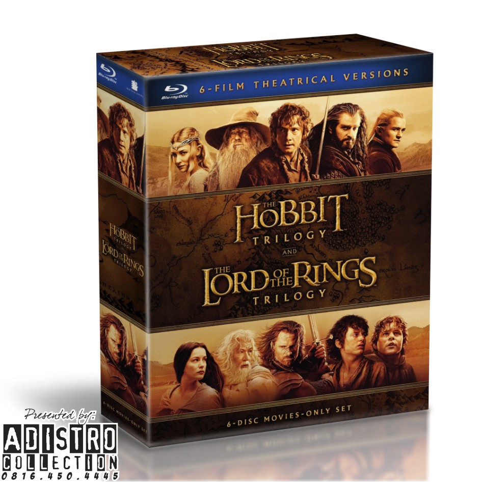Jual Film Blu-Ray MIDDLE-EARTH COLLECTION Edisi BOX SET COMPLETE ...