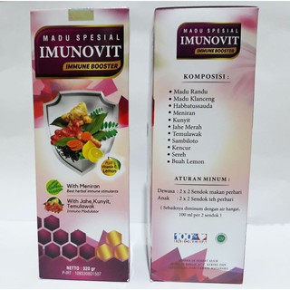 Jual Madu Imunovit Untuk Meningkatkan Imunitas atau Daya Tahan Tubuh ...