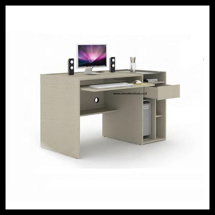 Jual MEJA KOMPUTER DILENGKAPI TRAY KEYBOARD DAN CPU SPACE TECIDO SERIES ...