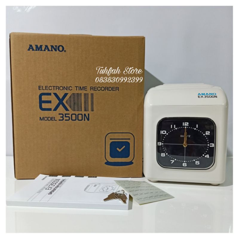 Jual Mesin Absensi Karyawan Merk AMANO EX3500N ORI Mesin Ceklok ...