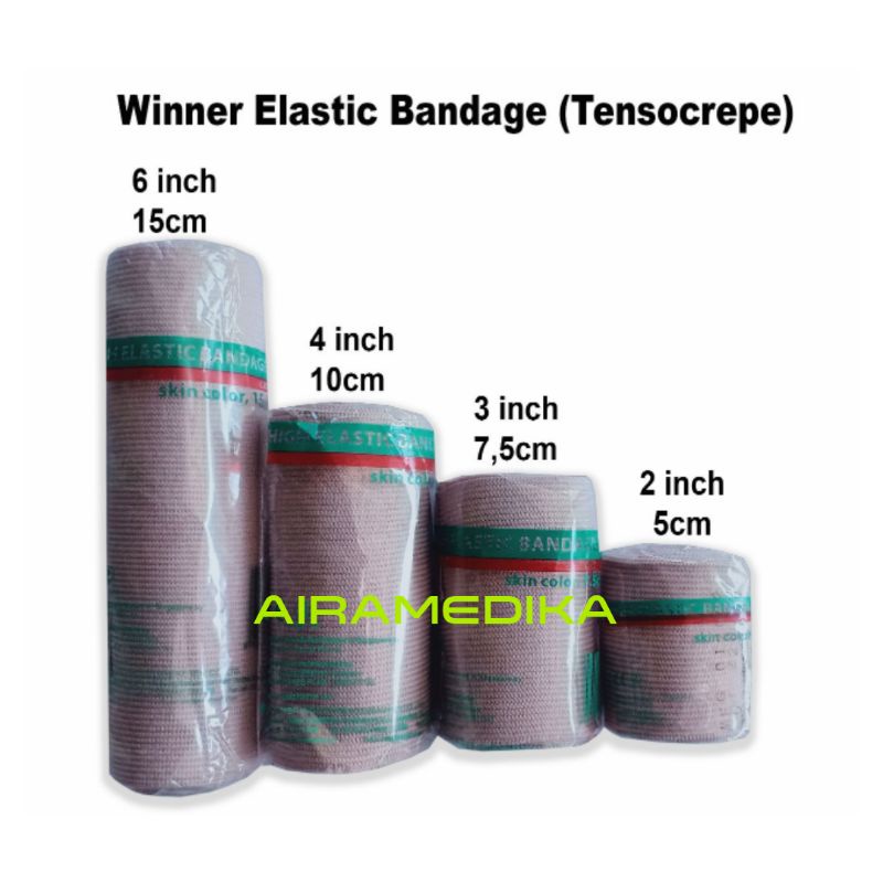 Jual Verban Perban Elastis 2 inch ( 5cm x 4,5m ) Winner / Elastis ...