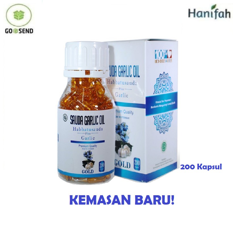Jual KAPSUL SAUDA GARLIC OIL GOLD 200 KAPS - KAPSUL MINYAK ...