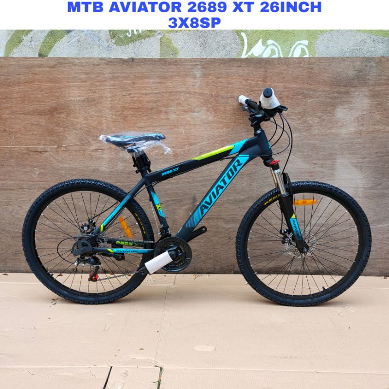 Jual Sepeda Gunung Aviator 2689 XT 26Inch Hi-ten stell | Shopee Indonesia