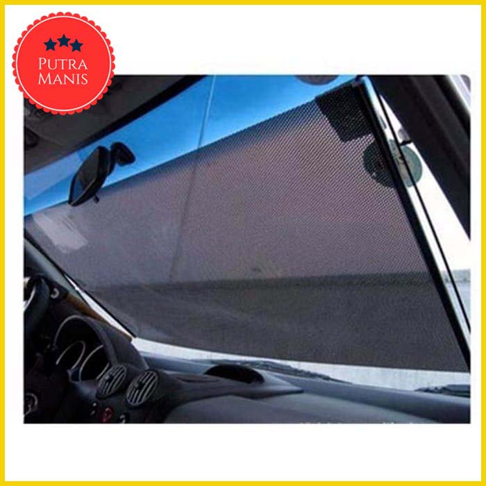 Jual cover kaca Mobil melindungi Sunshield Roll Pelindung Anti Panas ...