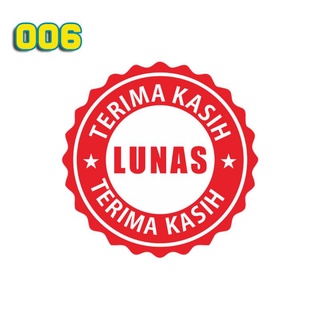 Jual Stempel Lunas / Stempel Toko / Stempel Lunas Bulat | Shopee Indonesia