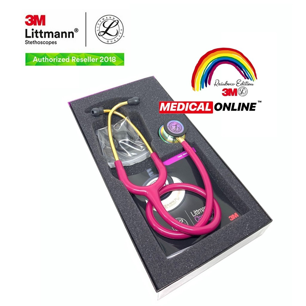 3M STETOSKOP LITTMANN CLASSIC III RASPBERRY 5806 RAINBOW EDITION LITMAN ...