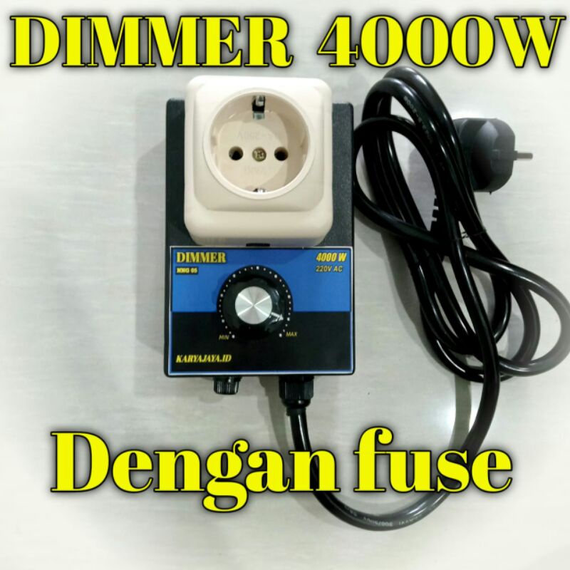 Jual DIMMER AC 220 VOLT 4000 WATT / 220V 4000W | Shopee Indonesia