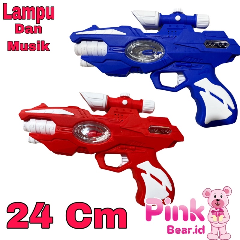 Jual Mainan Pistol Anak Pistol Bunyi Pistol Lampu Pistol 3D Mainan Pistol Bunyi Dan Nyala Pistol ...