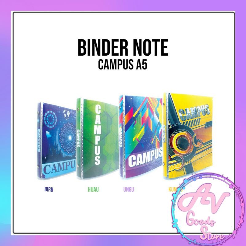 Jual Map Binder A5 Campus Series / Map Binder A5 20 ring / Binder Note ...