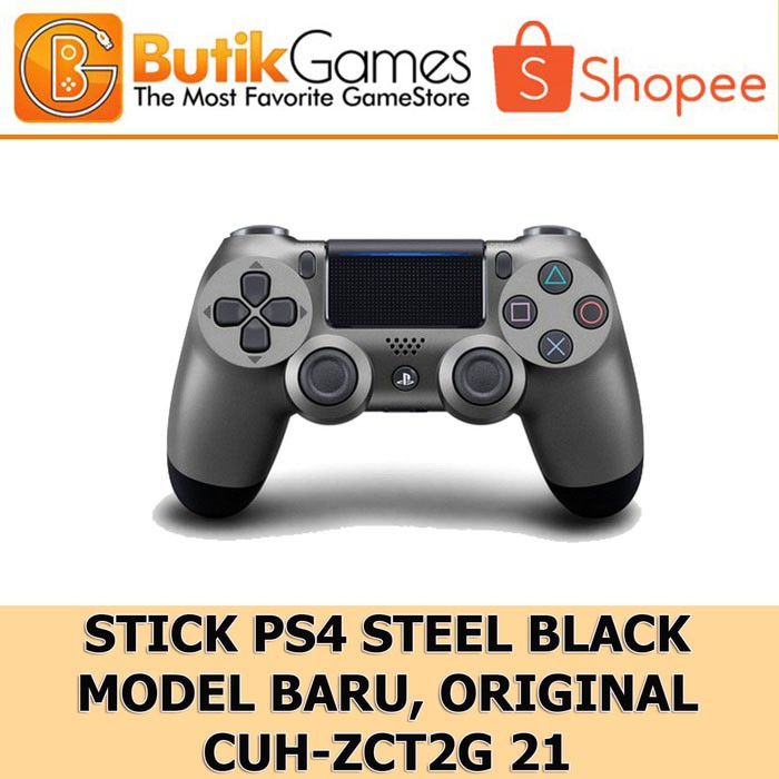 Jual Stick PS4 Steel Black DualShock 4 Steel Black | Shopee Indonesia