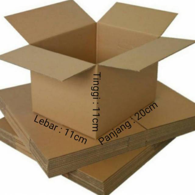 Jual Dus Kemasan / Box Packing / Kardus Tambahan 1 Lapis 20 × 11 × 11cm ...