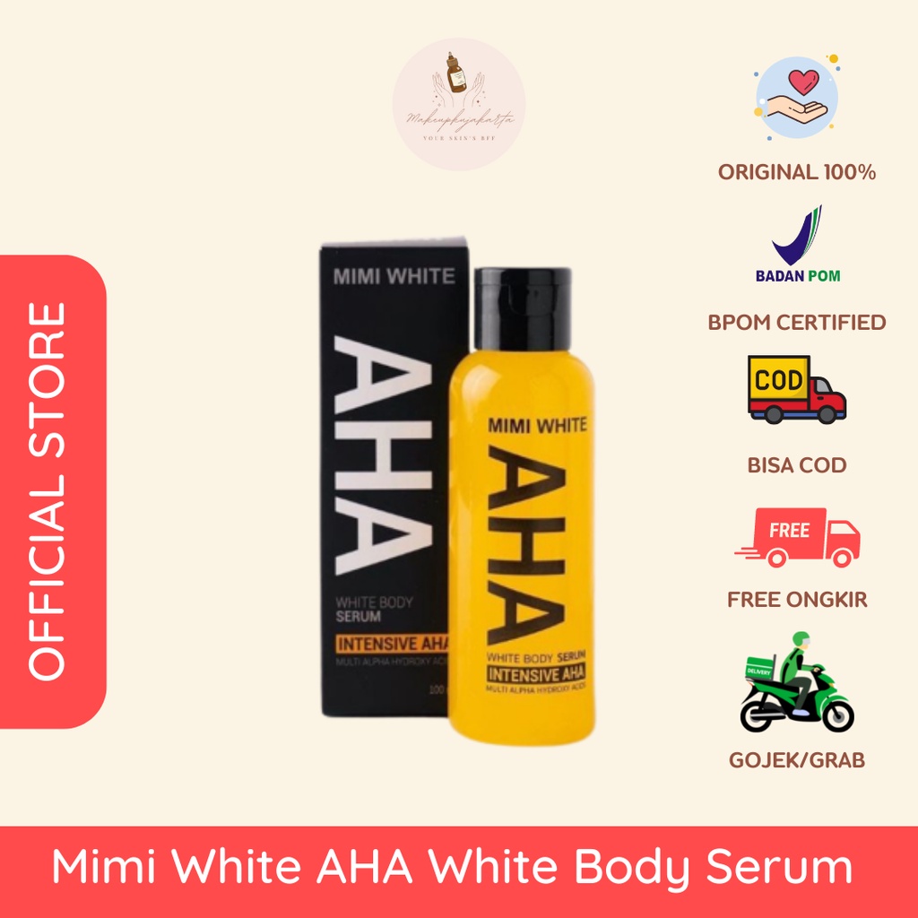 Jual Mimi White AHA White Body Serum 100ML Intensive AHA BPOM | Shopee ...