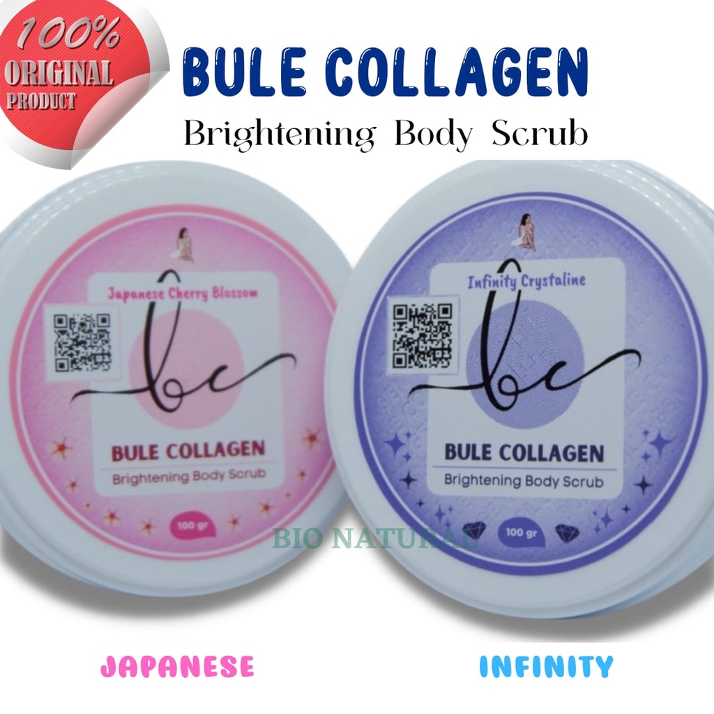 Jual Bule Collagen Brightening Body Srub BPOM HALAL 100gr | Shopee Indonesia