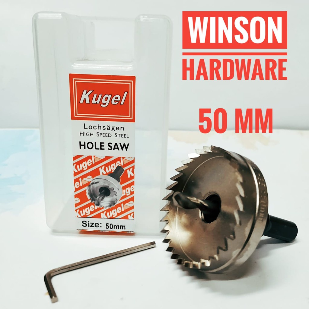 Jual Holesaw Besi HSS 50mm Kugel | Hole saw Mata Bor Lubang Besi 50 mm ...