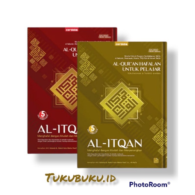 Jual AL-QUR'AN AL-ITQAN AL-QUR'AN HAFALAN UNTUK PELAJAR UKURAN A5 ...