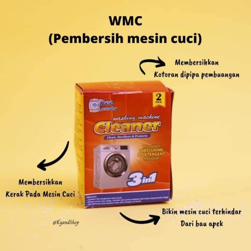 Jual WMC/ WASHING MACHINE CLEANER/BUBUK PEMBERSIH MESIN CUCI | Shopee ...
