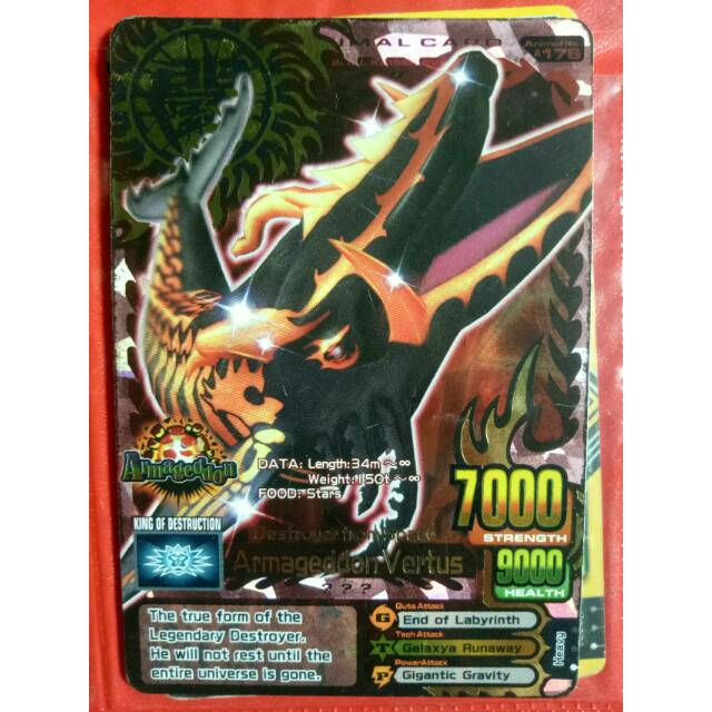 Jual Kartu animal kaiser Armageddon vertus ORI mesin | Shopee Indonesia